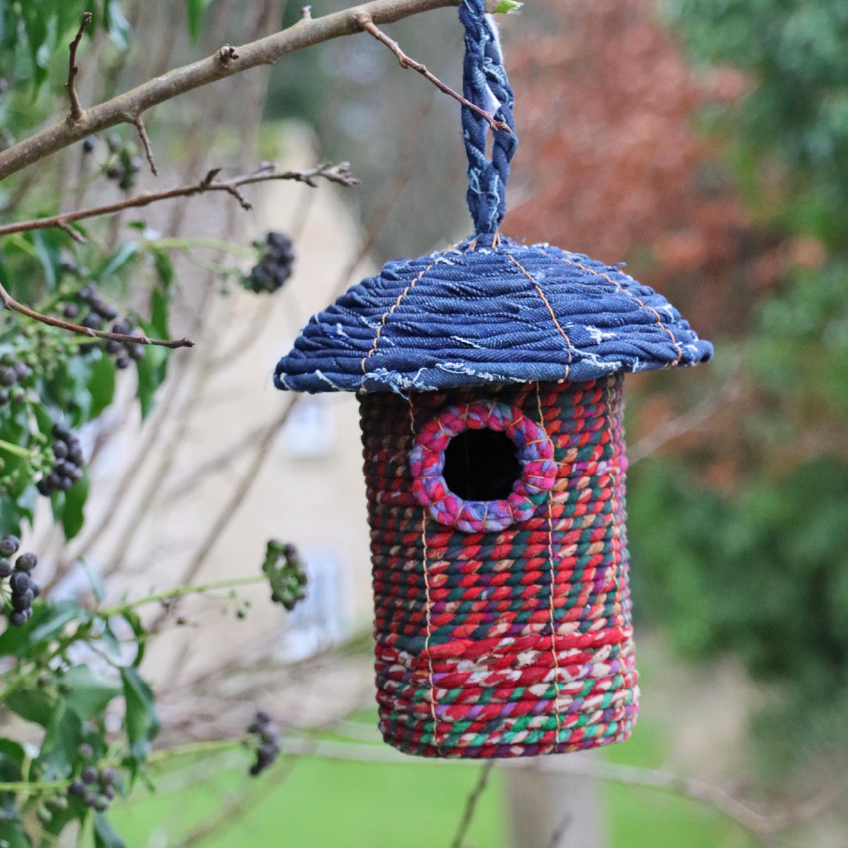 'Nila' Denim and Sari Artisan Nester.